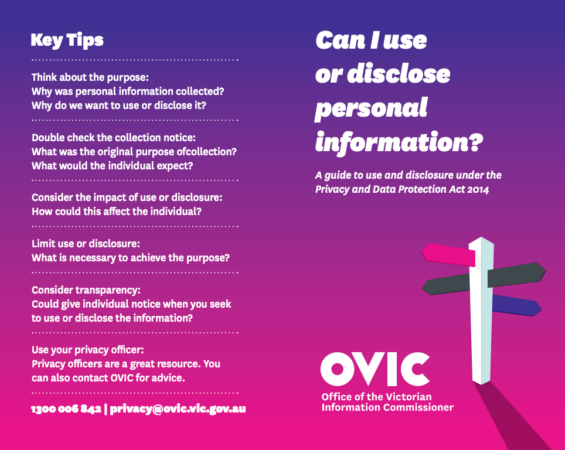 Information Privacy Principle 2 – Pocket guide – Office of the ...